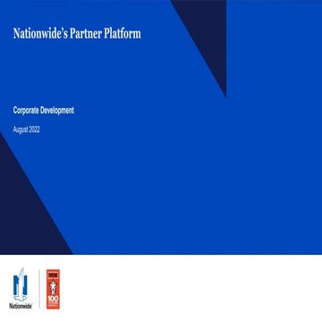 Nationwide's Partner Platform - Insurer Innovation Award 2022 | PPTX