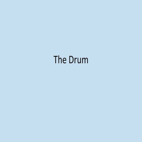 The drum-1 | PPTX