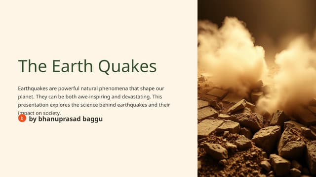 Causes and Effects of Earthquakes | PPTX