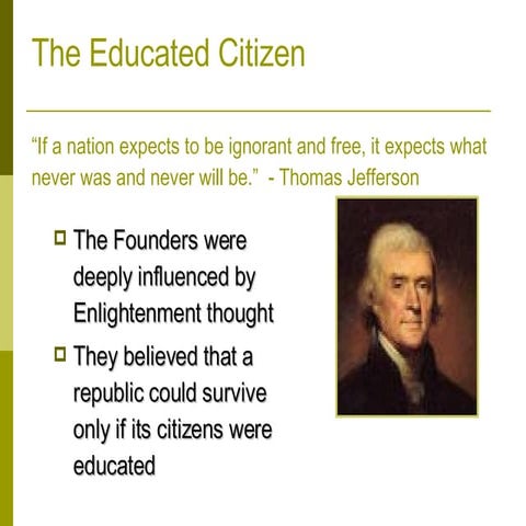 The Educated Citizen2008 | PPT