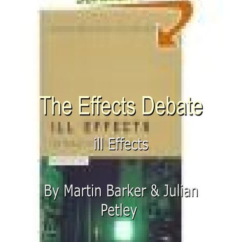 10 things wrong with the effects model | PDF