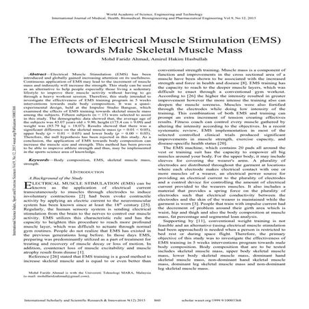 Study EMS Training conducted at Impulse Studio | PDF