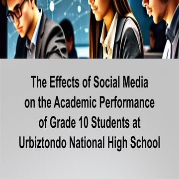 The-Effects-of-Social-Media-on-the Academic Performance-of Grade 10 ...