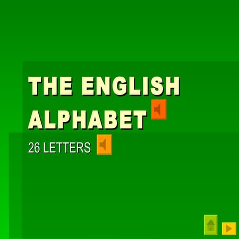 The English Alphabet | ODP