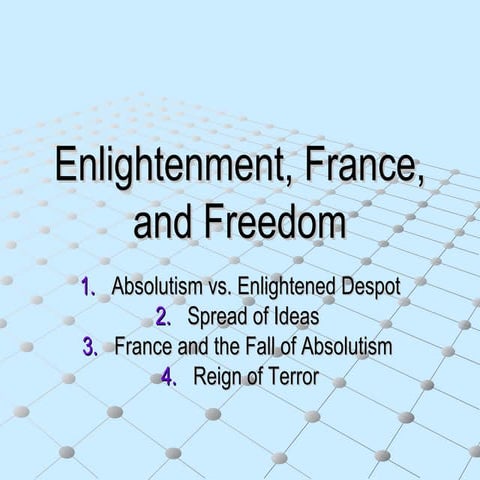 The Enlightenment and the French Revolution | PPT