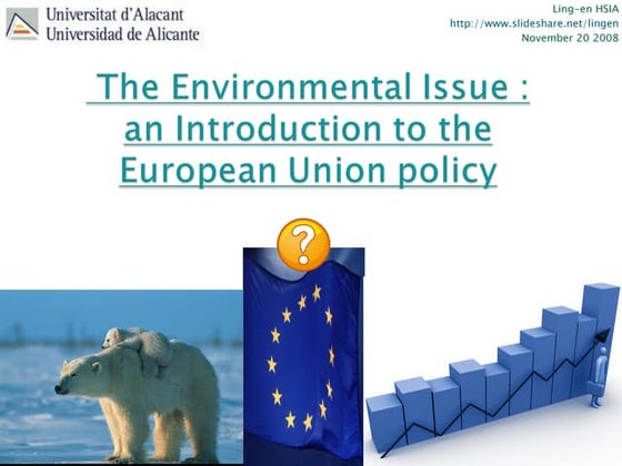 European Union Environmental Policy | PPT