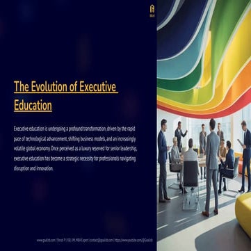 The Evolution of Executive Education: How Leadership Learning, Digital ...