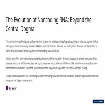 The-Evolution-of-Noncoding-RNA-Beyond-the-Central-Dogma.pptx
