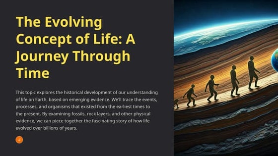 ELS 11 Q2 W1 Evolving Concept of Life.pptx | Biological Sciences | Science