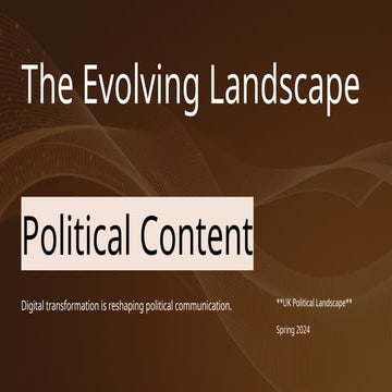 the evolving landscape for political leaders | PPTX