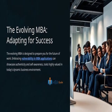 Why the Evolving MBA is Key to Career Success | PPTX