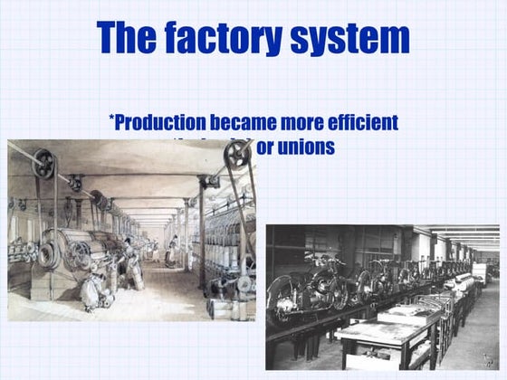 the factory system | PPT