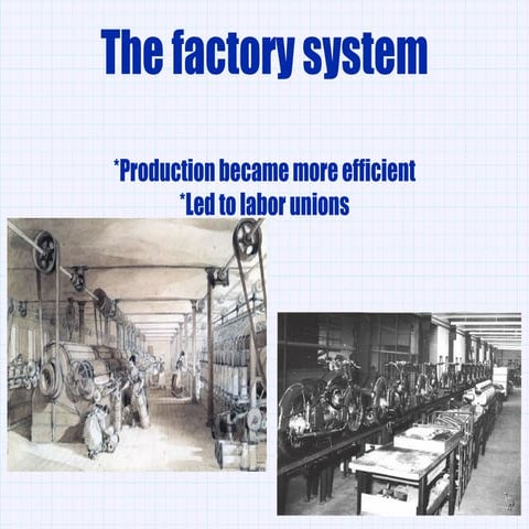 the factory system | PPT