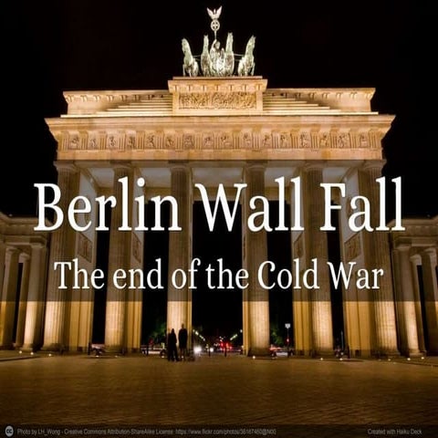 The fall of the Berlin Wall | PPTX