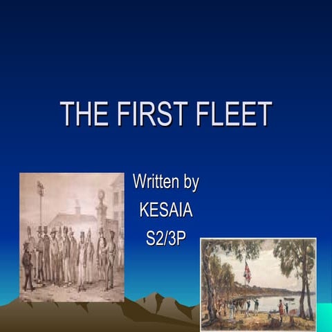 The First Fleet | PPT