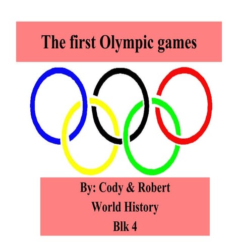 The First Olympic Games (Real) | PPT