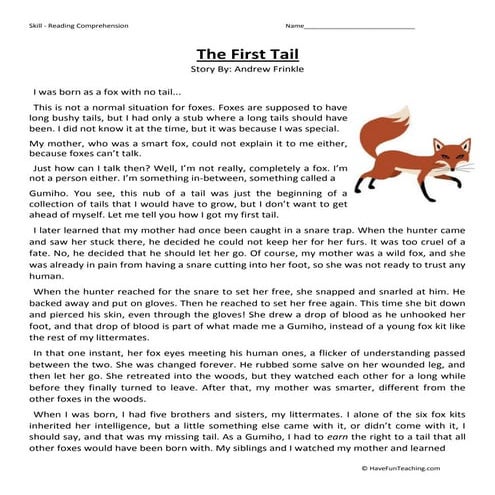 The first-tail | DOCX