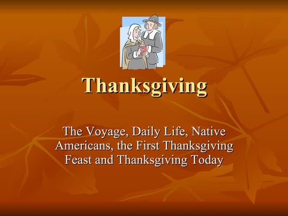 Thanksgiving presentation | PDF