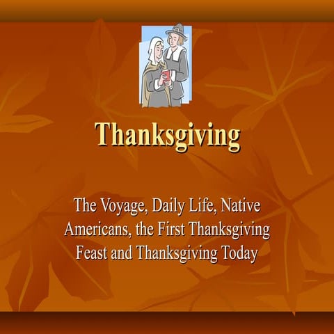 The first-thanksgiving | PPT | National & Civic Holidays | Holidays