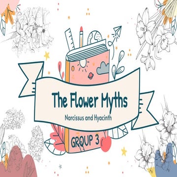 The flower-myths-narcissus-hyacinth-story | PPTX