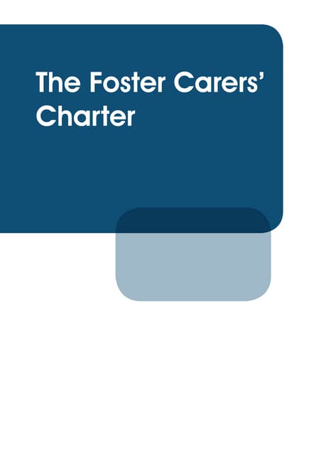 Types of foster carer placement.pdf copy | PDF