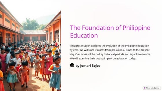 Philippine educational system american regime | PPT