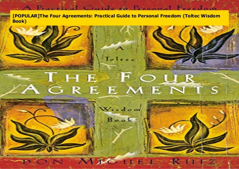 [exclusive]the Four Agreements Practical Guide To Personal Freedom