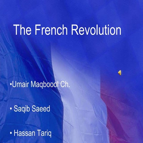 The french revolution | PPTX