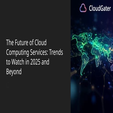 SLA-Backed Cloud Computing Services | Cloudgater Ensure | PPTX