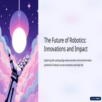 future_of_robotics_presentation pptx science | PPTX