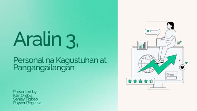 Teorya ng pangangailangan ni maslow (group3) | PPTX