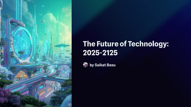 100 Years From Now: Projecting the Year 2125 | PDF