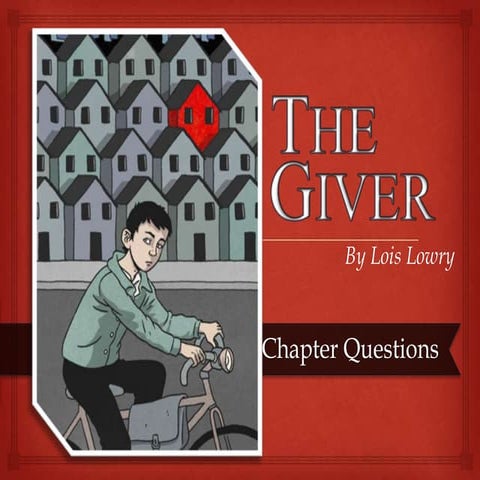 The Giver Novel Questions, Quizzes, and Activities | PPTX