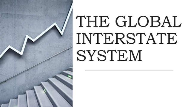 Global Interstate System | PPTX
