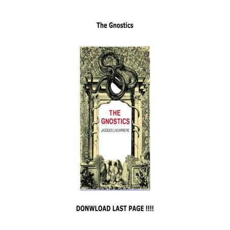 The Gnostics | PPT