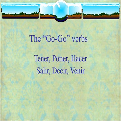 The go-verbs3084 | PPT