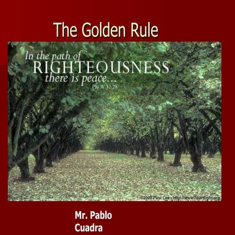 The Golden Rule 1193339161474979 2 | PPT
