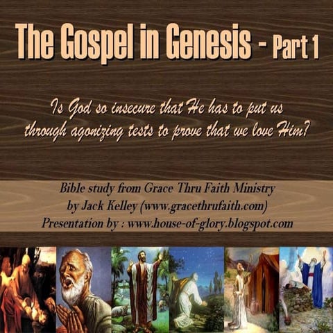 The Gospel in Genesis - Part One | PPT