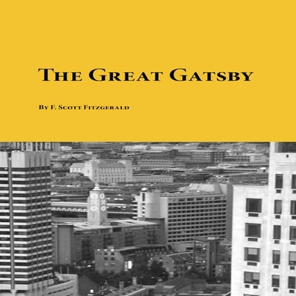 The Great Gatsby Chapter 1 | PPT