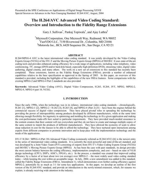 H261 | PPT | Web Conferencing | Computer Software and Applications