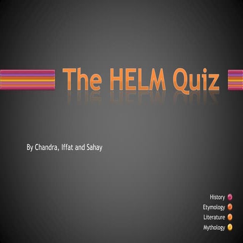 The Helm Quiz | PPTX