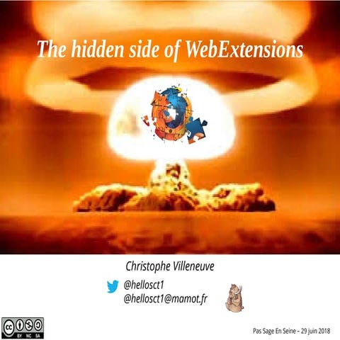 The hidden side of webExtensions | PDF