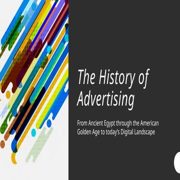History of Advertising during Digital Revolution (2000 - Present) | PPTX