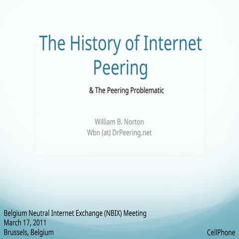 The-History-of-Internet-Peering The-History-of-Internet-PeeringThe ...