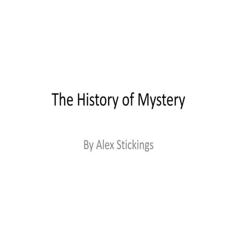 History the mystery | PPT