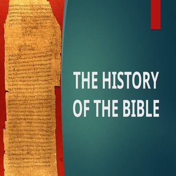 THE-HISTORY-OF-THE-BIBLE (1).pptwertyuisdfghjkxcvbnx | PPTX