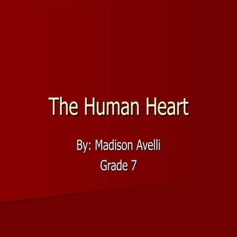 The Human Heart | PPT