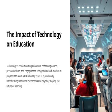 The-Impact of-Technology-on-Education pptx. | PPTX