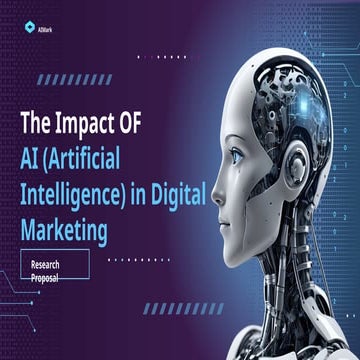 slide on The Impact of AI in digital Marketing | PPTX