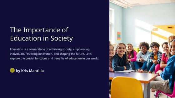 Importance of education | PPT